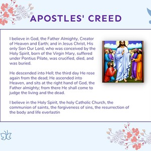 Prayer Cards Printable 4 X 6 Catholic Prayers Our Father, Hail Mary ...
