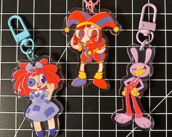 The Amazing Digital Circus Charms - Etsy