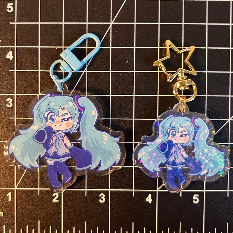 Hatsune Miku Keychains - Etsy