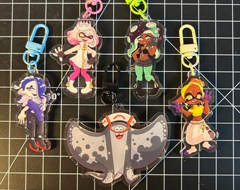 Splatoon Idol Stickers deep Cut, off the Hook, and Squid Sisters - Etsy