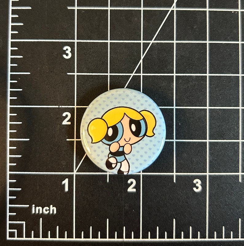 Powerpuff Girls Button Pin Badges - Etsy