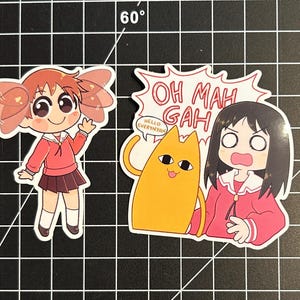 Azumanga Daioh OH MY GAH Osaka and Flying Chiyo Sticker - Etsy