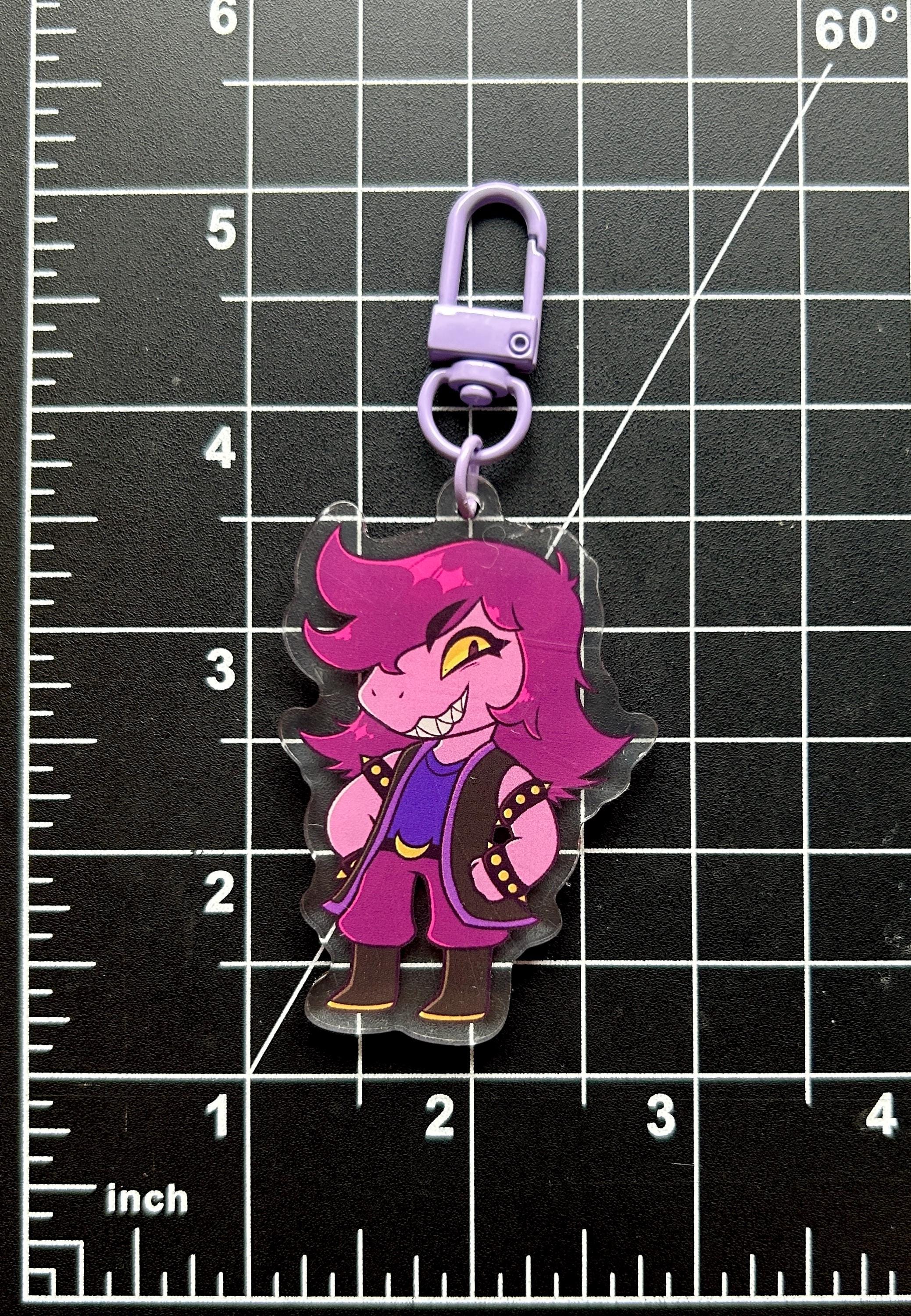 Deltarune Charm Keychains (double Sided) Kris, Susie, Ralsei, Noelle ...