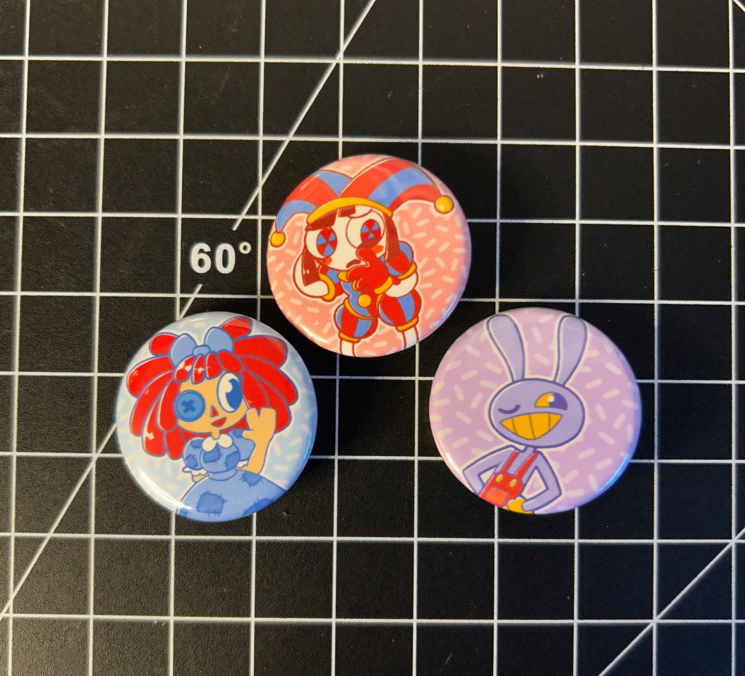 The Amazing Digital Circus Button Pin Badges - Etsy