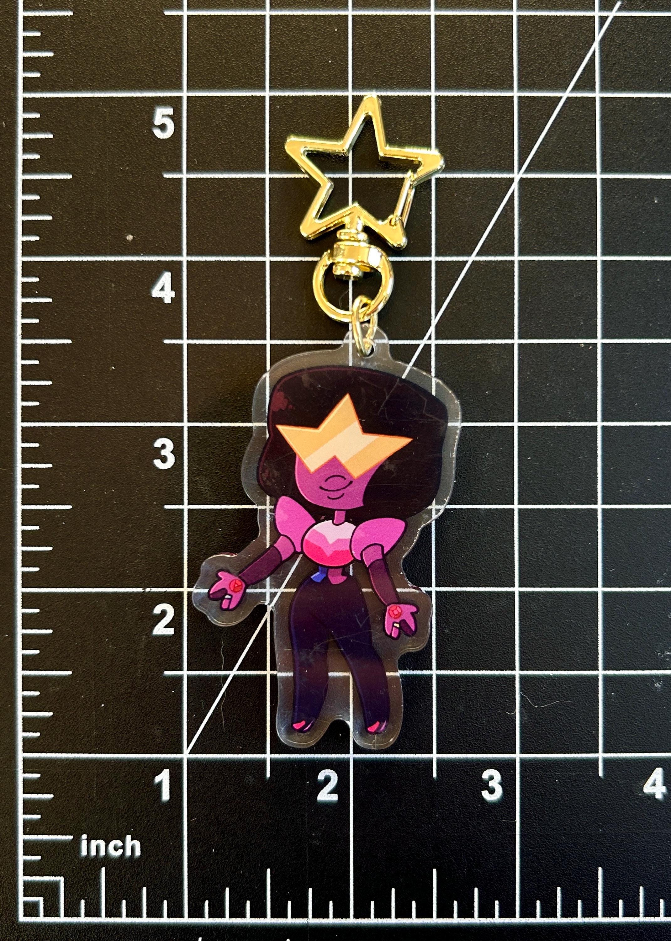 Steven Universe Crystal Gems Double Sided Keychain Charms (steven ...