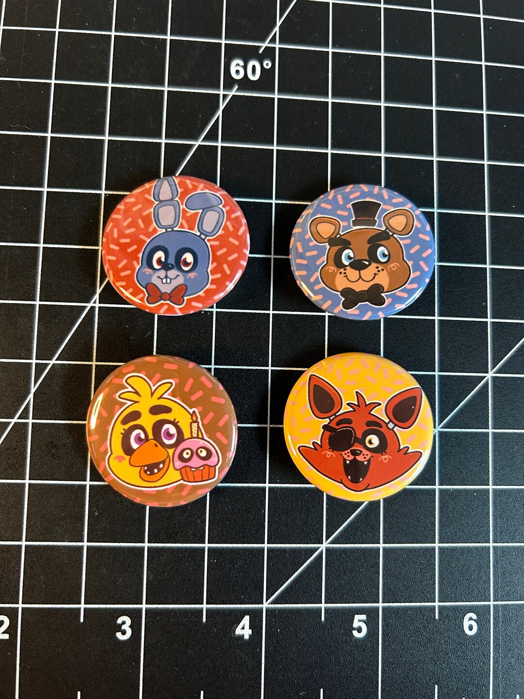Five Nights at Freddy's Button Pin Badges - Etsy