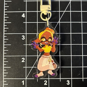 Splatoon Idol Double Sided Keychain Charms (deep Cut, Squid Sisters ...