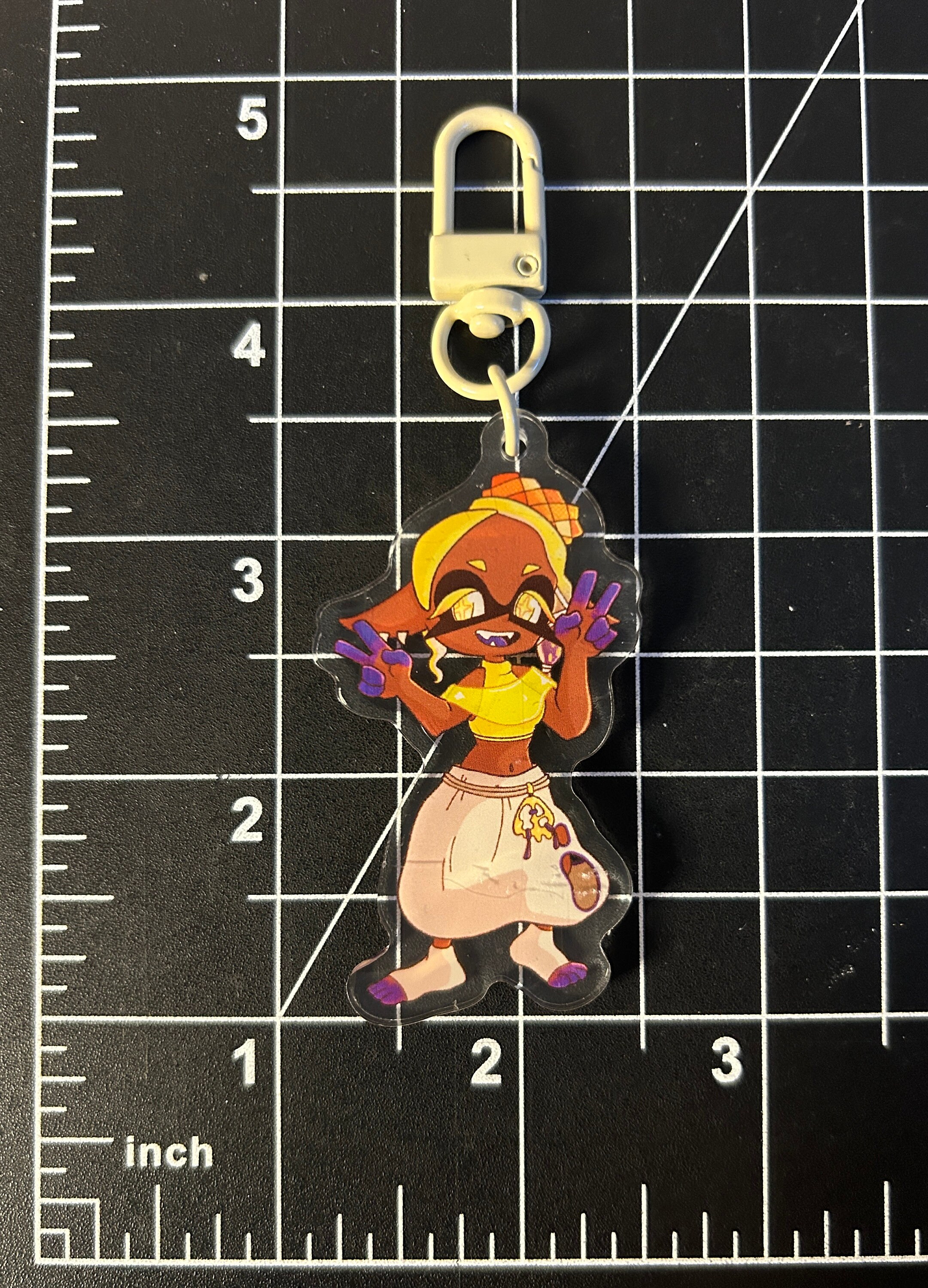 Splatoon Idol Double Sided Keychain Charms (deep Cut, Squid Sisters ...