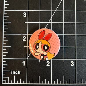 Powerpuff Girls Button Pin Badges - Etsy