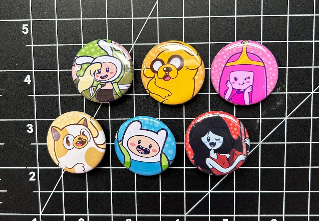 Adventure Time Button Pin Badges - Etsy