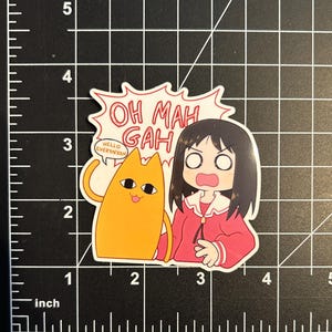 Azumanga Daioh OH MY GAH Osaka and Flying Chiyo Sticker - Etsy