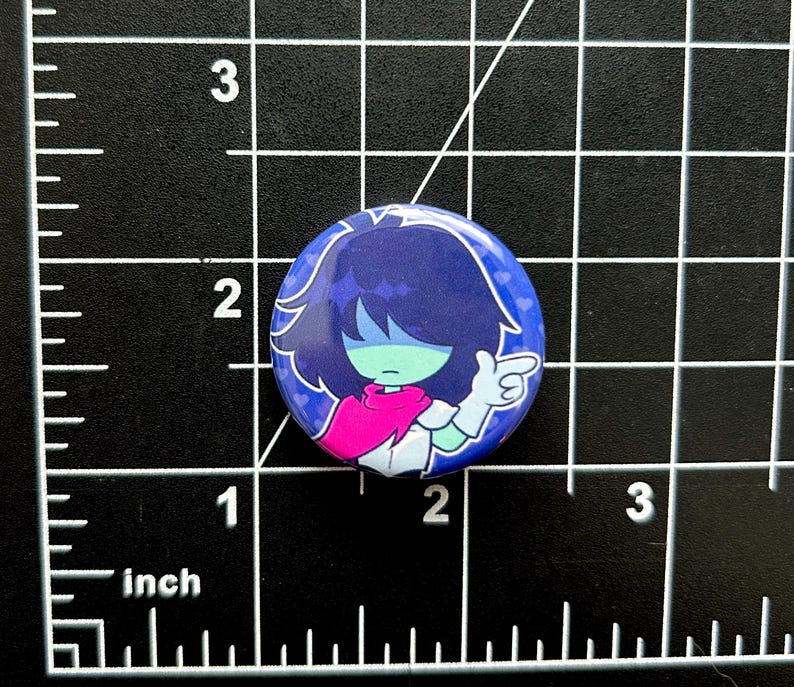 Deltarune Pinback Buttons (kris, Susie, Ralsei, Noelle, Spamton, Tenna ...