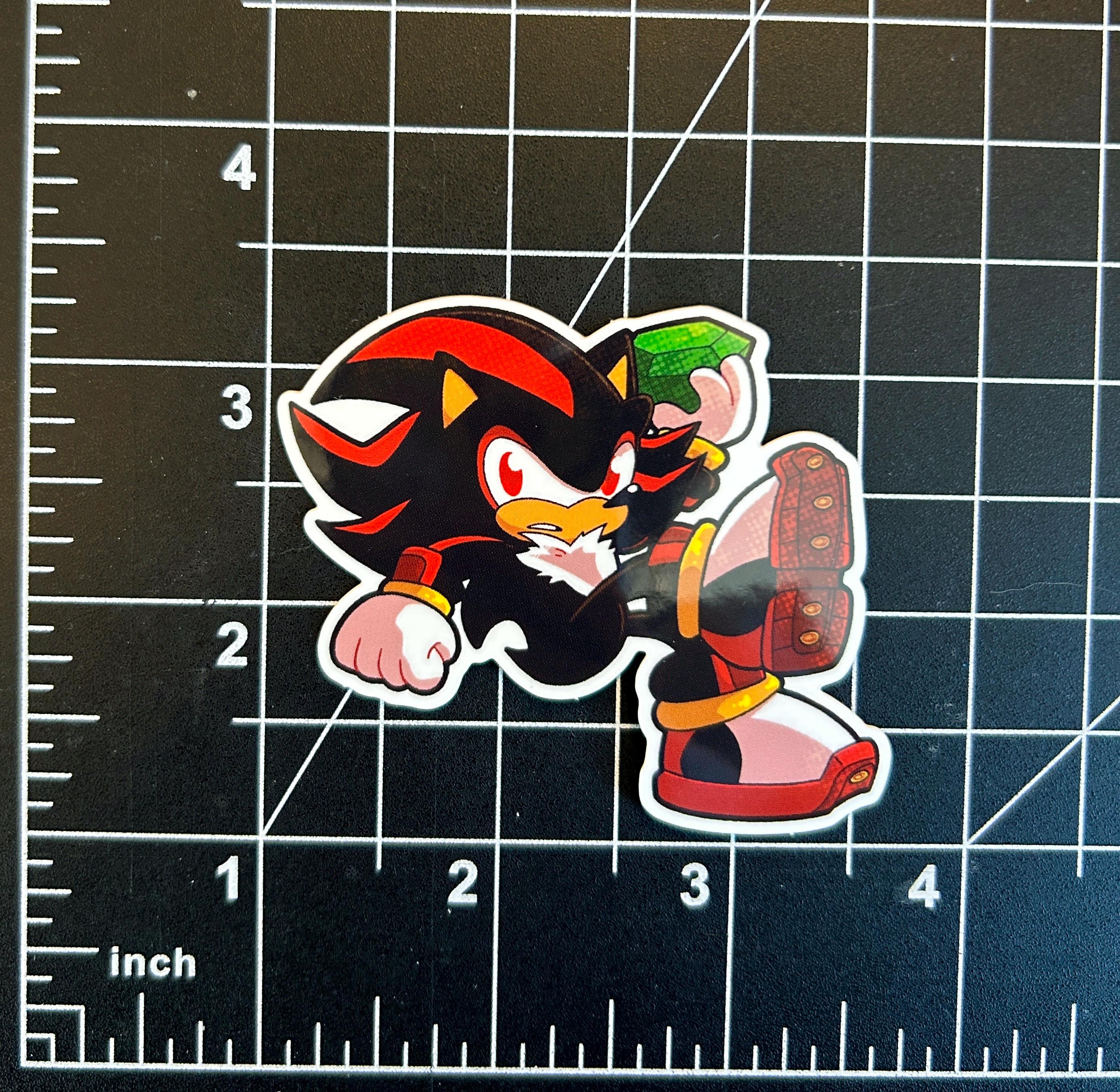 Sonic the Hedgehog Stickers (sonic, Tails, Knuckles, Shadow, Amy, Rouge ...