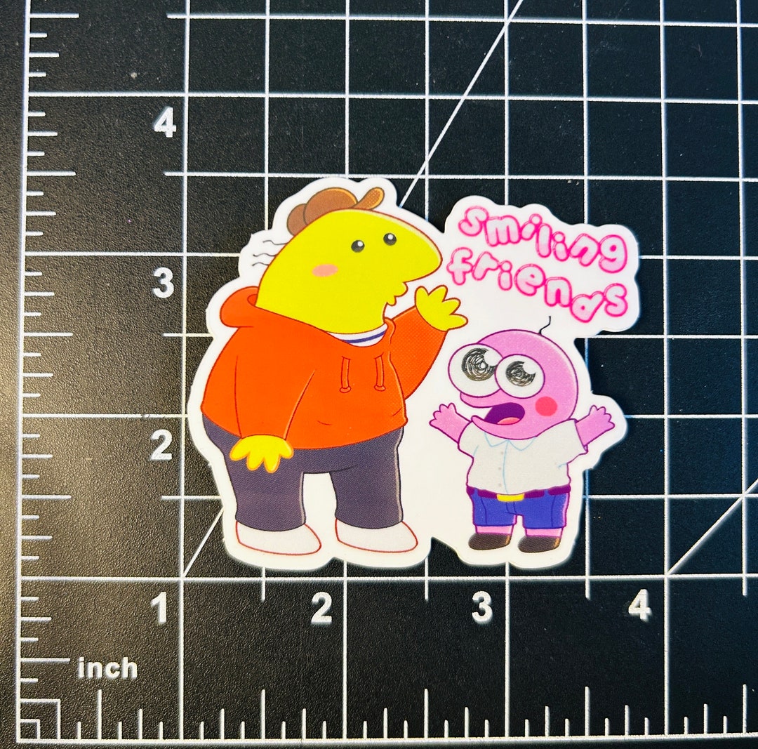 Smiling Friends Pim and Charlie Sticker - Etsy