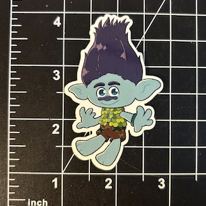Trolls Poppy and Branch, Velvet and Veneer Stickers - Etsy
