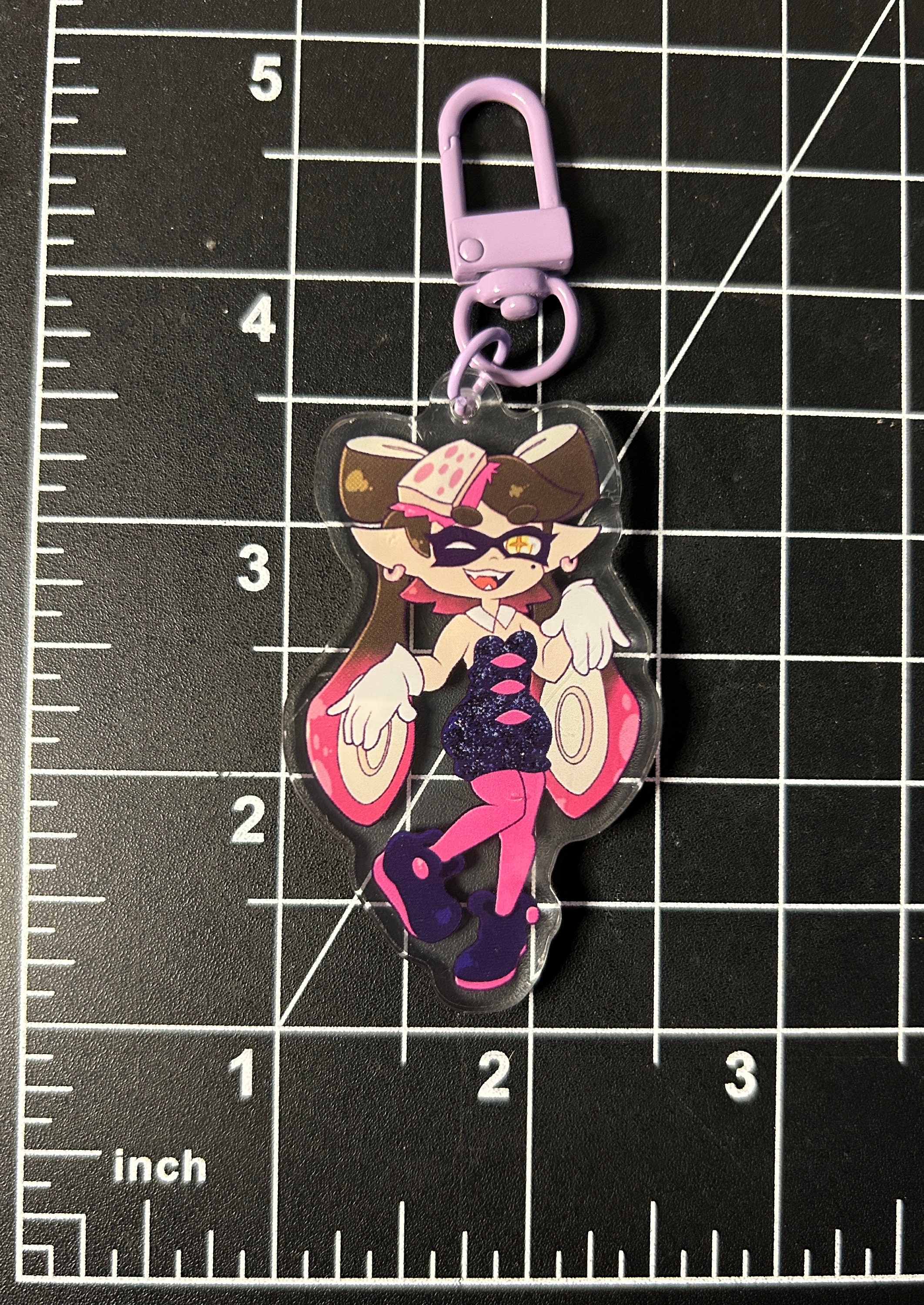 Splatoon Idol Double Sided Keychain Charms (deep Cut, Squid Sisters ...
