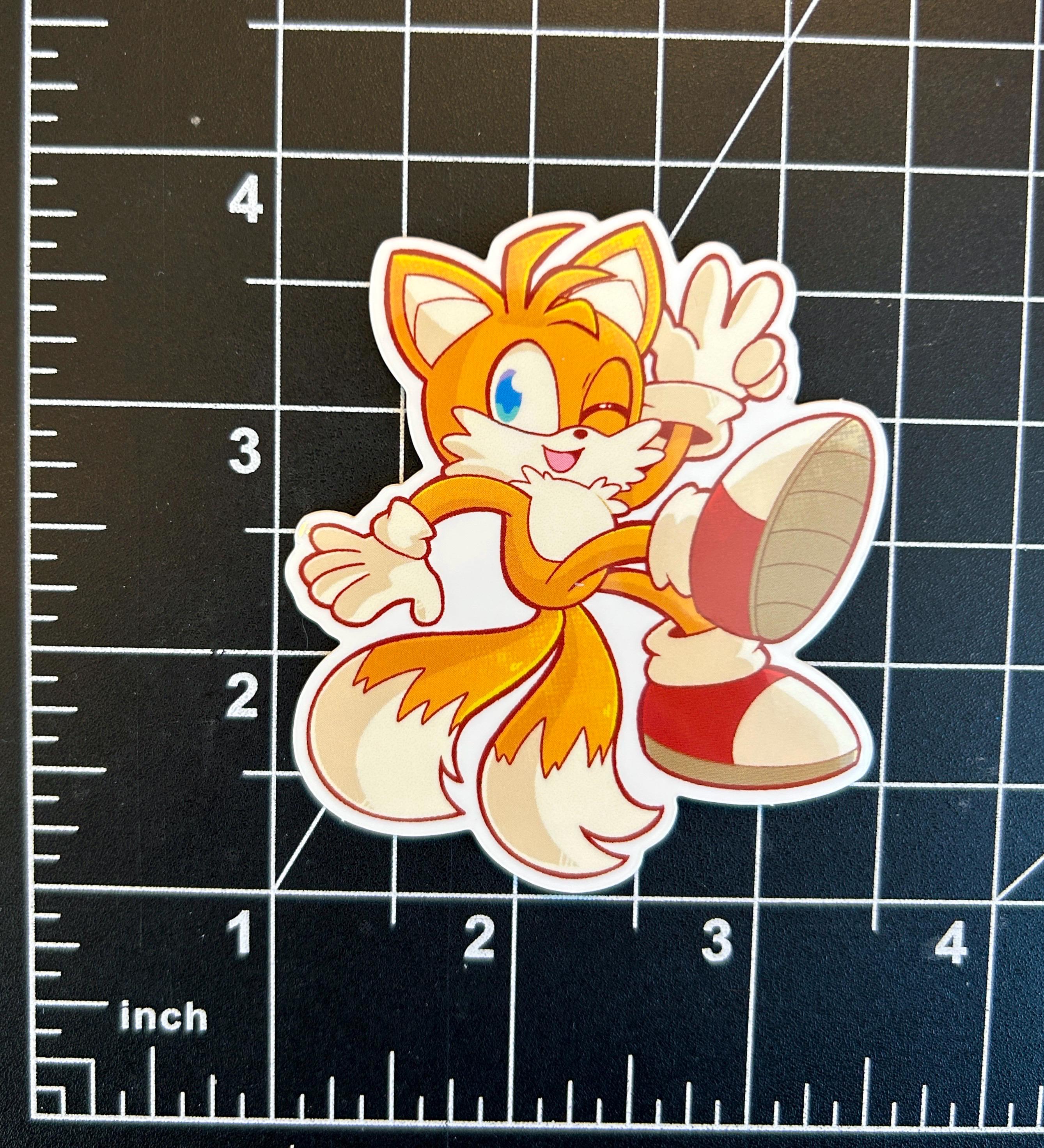 Sonic the Hedgehog Stickers (sonic, Tails, Knuckles, Shadow, Amy, Rouge ...