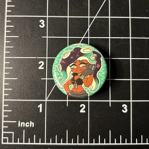 Splatoon Idol Button Pin Badges (deep Cut, off the Hook, and Squid ...