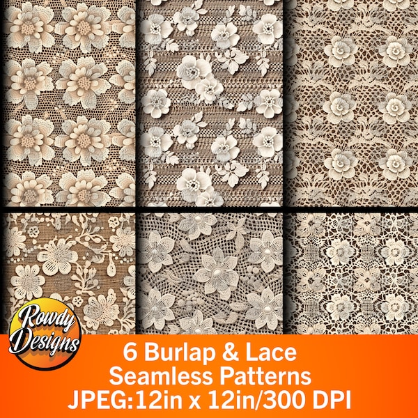 Burlap and Lace - Etsy