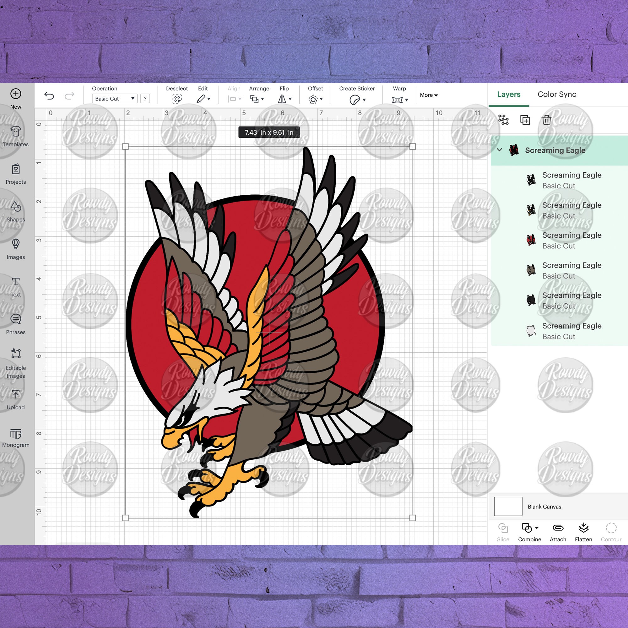 Screaming Eagle Multilayer SVG, Eagle Cut File, Home Decor, 3D Layer ...