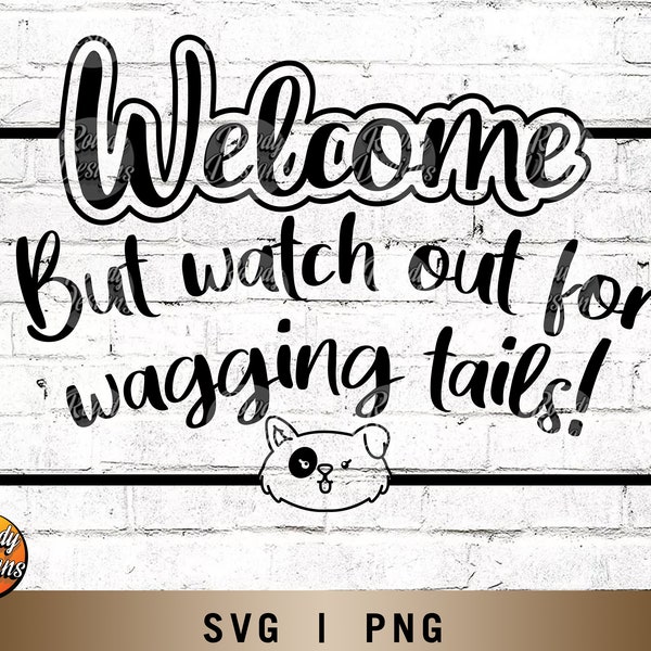 Welcome Tails Svg - Etsy