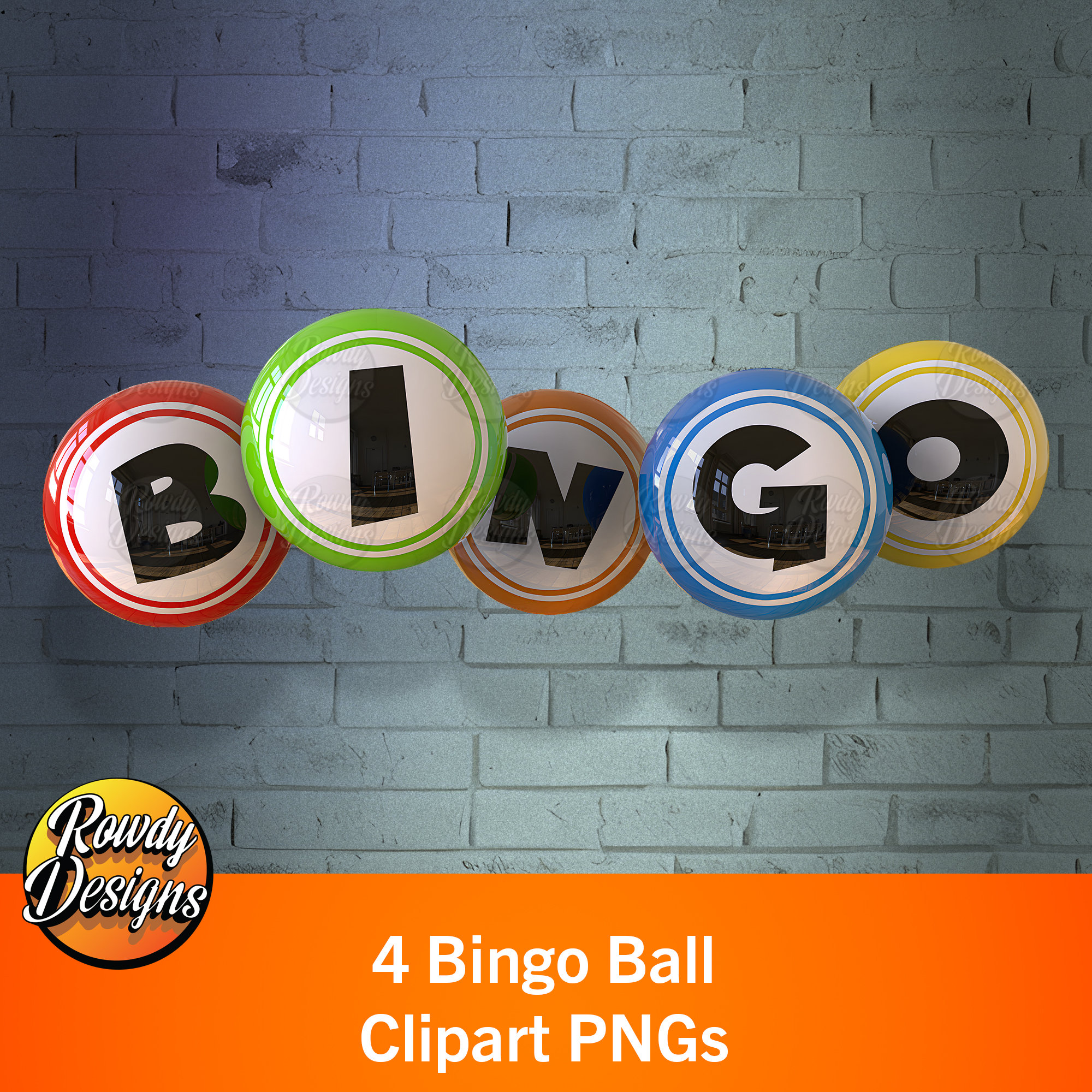 3D Bingo Ball Clipart, Bingo Clipart, Transparent Clipart PNG Bundle ...