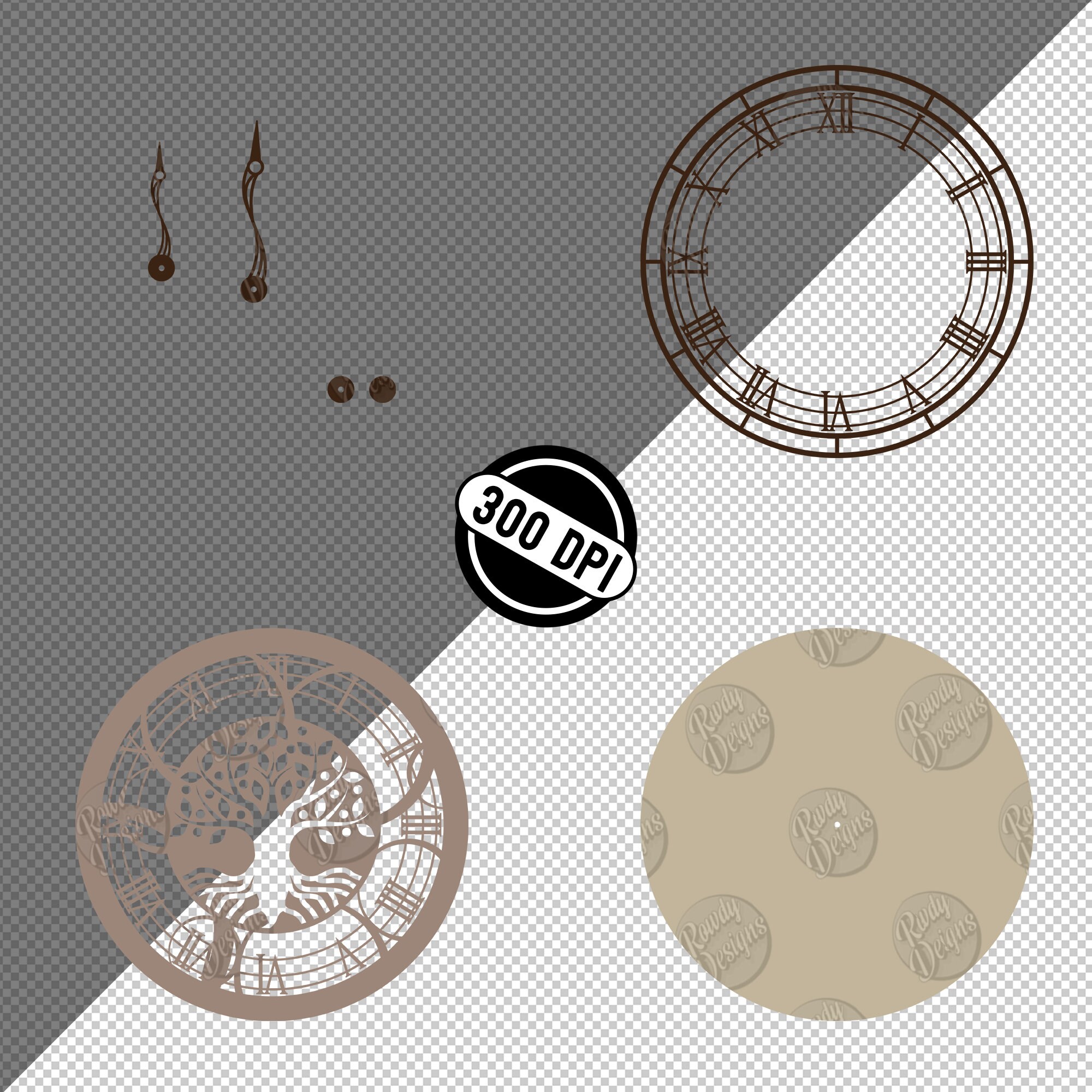 Tree of Life SVG Tree of Life Multilayer Wall Clock - Etsy