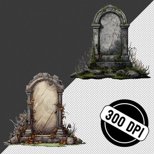 Gravestone Clipart, Halloween PNG, Tombstone PNG, Halloween ...