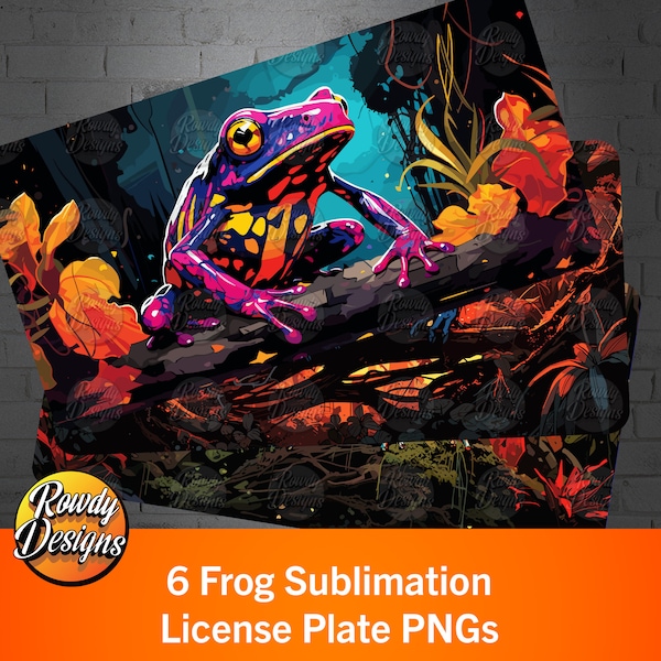 Frog License Plate - Etsy