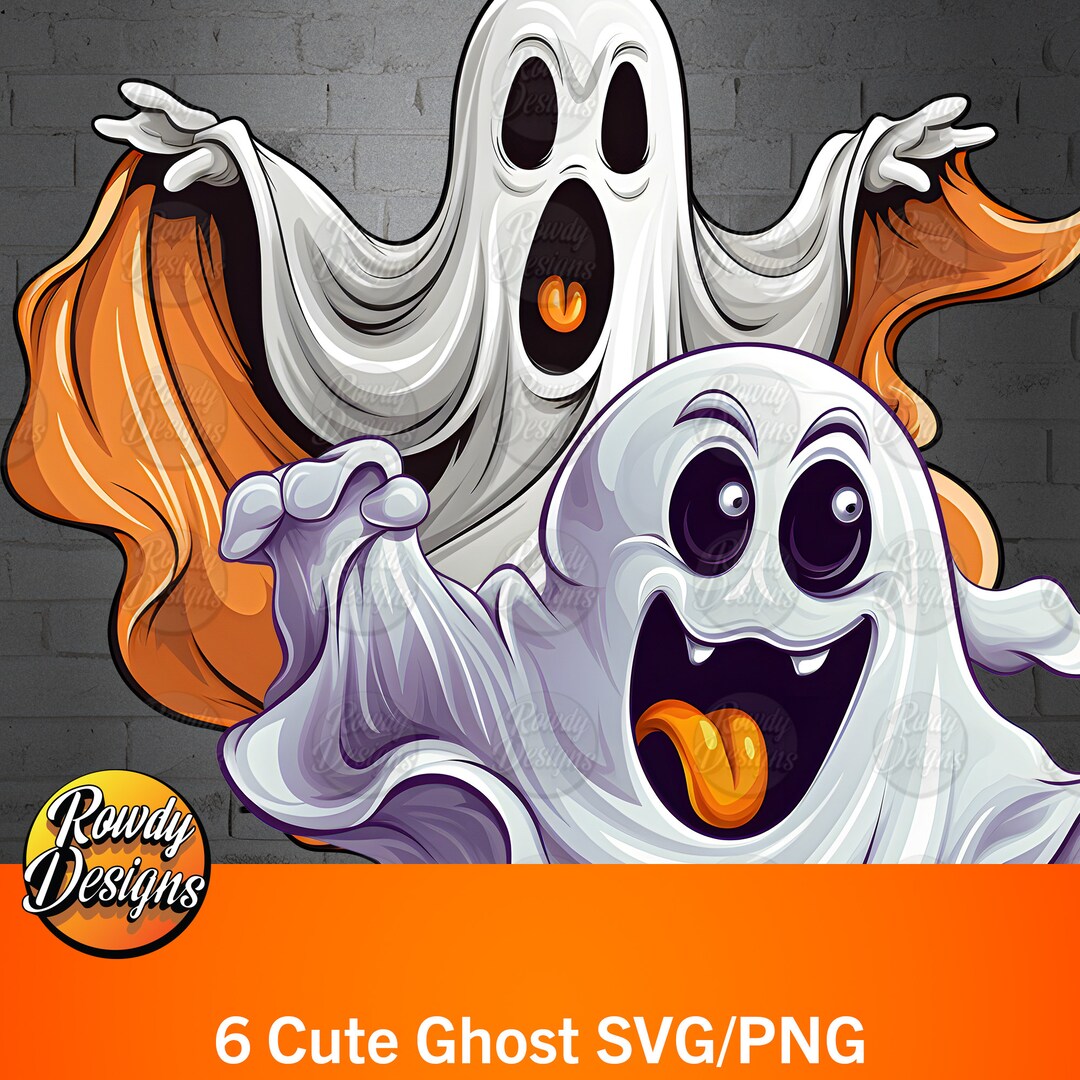 Cute Ghost SVG, Cute Ghost Clipart, Ghost PNG, Ghost SVG, Funny Svg ...