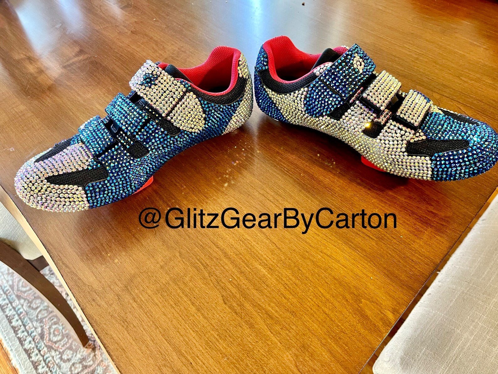 Spin Shoes/peloton Sneaker Custom Rhinestoning - Etsy