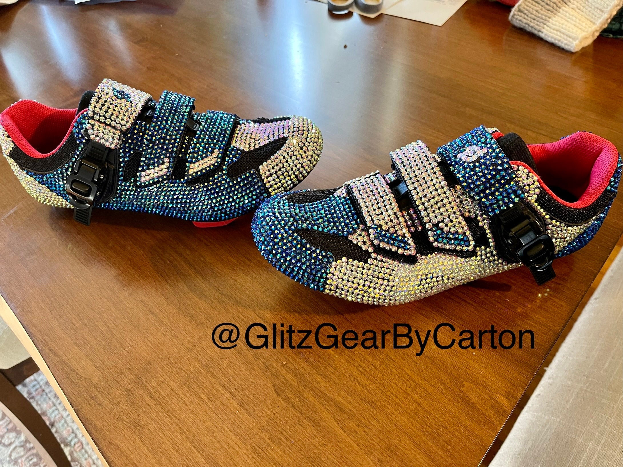 Spin Shoes/peloton Sneaker Custom Rhinestoning - Etsy