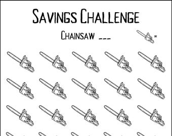 Savings Challenge for Computer Chair Savings Challenge Tracker, Money ...