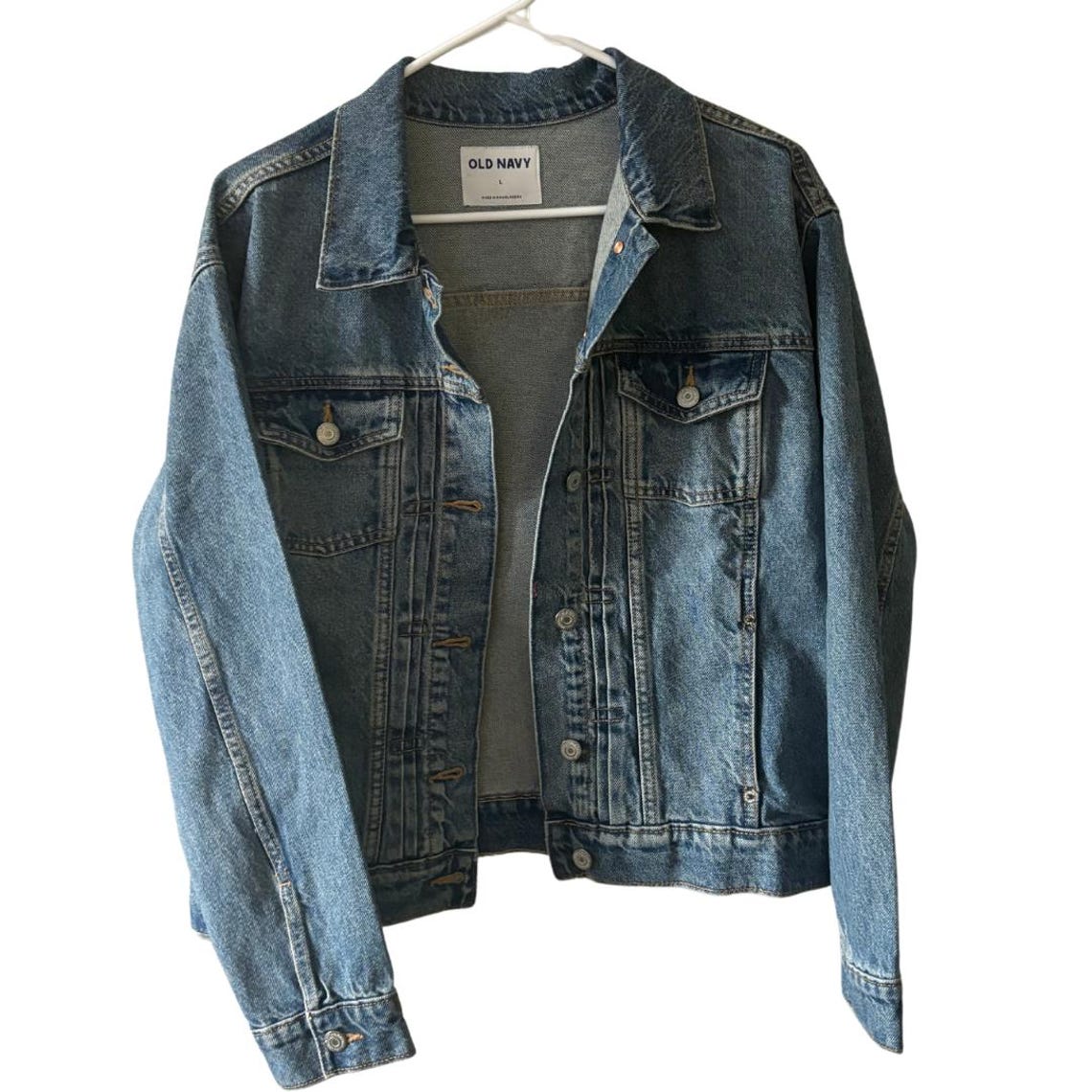 Hand-painted Denim Jacket W/doggie Design - Etsy