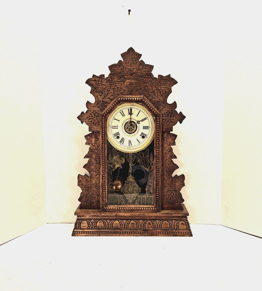 Gingerbread Clock ~ Wm. Gilbert Clock Co ~ "the Joyce Model" ~ Cir 1900 ...