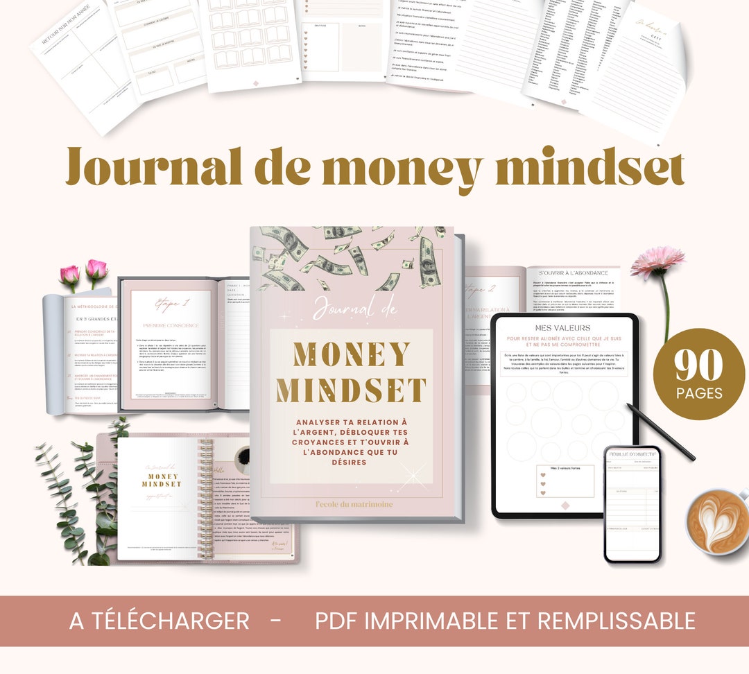 Money Mindset Journal, Money, Wealth, Financial Goals, Abundance ...