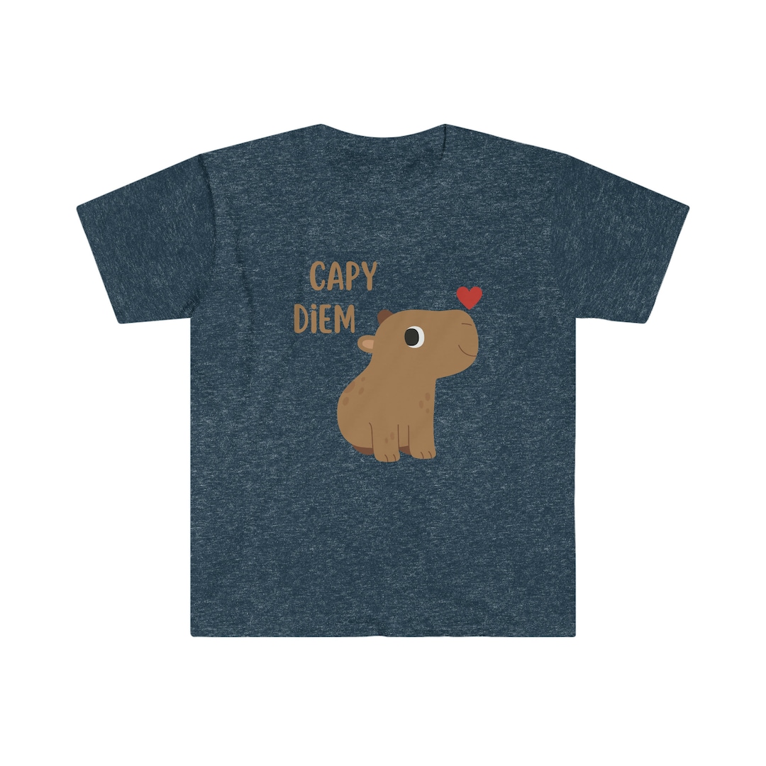 Capy Diem Capybara T-shirt - Etsy