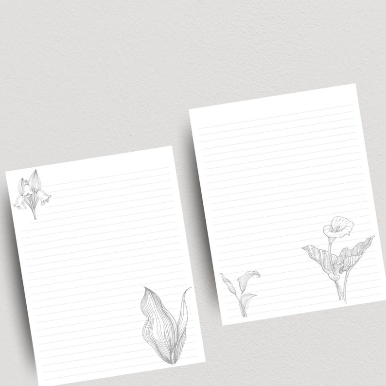JW 6 Letter Writing Papers - Etsy