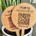 QR Code Plant Stake, Business Social Media Sign, Custom QR Code Sign ...
