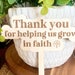 Sunday School Teacher Gift, Religious Plant Sign, Thank You for Helping ...
