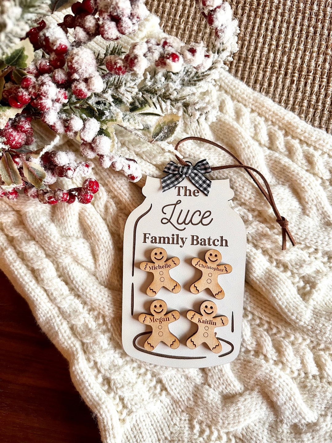 Family Christmas Ornament, Personalized Family Christmas Ornament ...