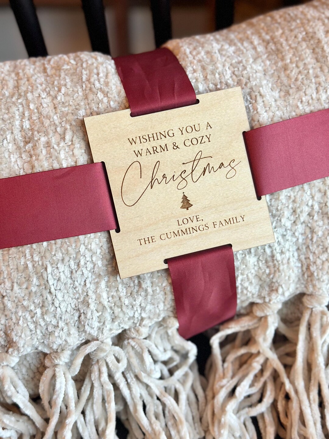 Personalized Gift Tag, Gift Tag for Blanket, Personalized Gift, Custom ...