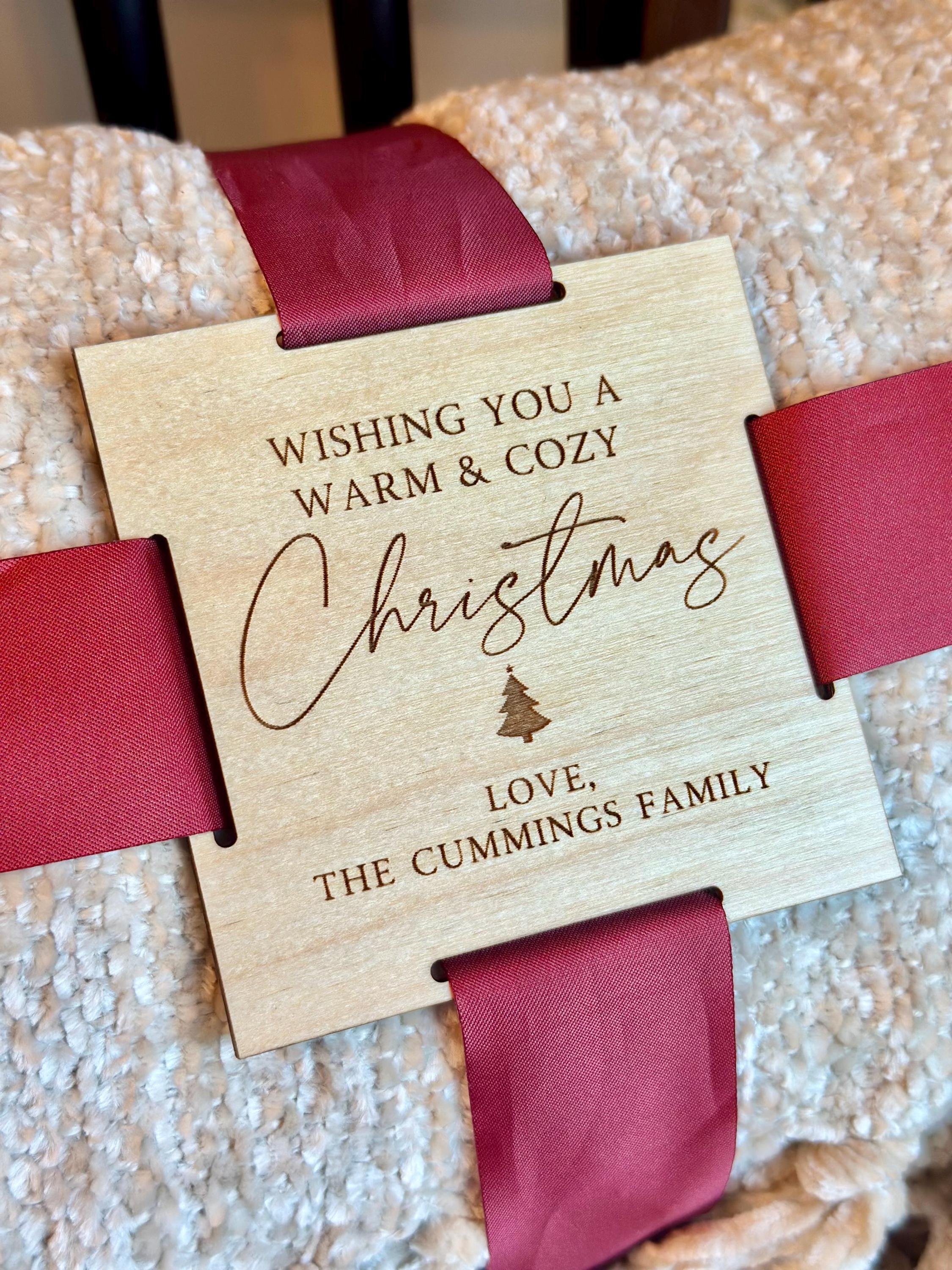 Personalized Gift Tag, Gift Tag for Blanket, Personalized Gift, Custom ...