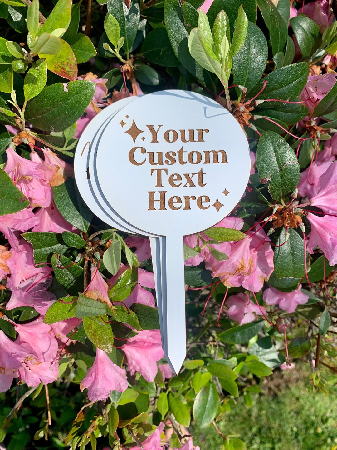 Personalized Plant Stake, Custom Advertizement, Company Logo, Plant ...