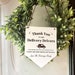 Personalized Delivery Driver Sign, Thank You Sign, Package Sign, Front ...