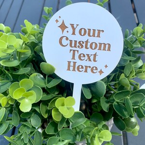 Personalized Plant Stake, Custom Advertizement, Company Logo, Plant ...