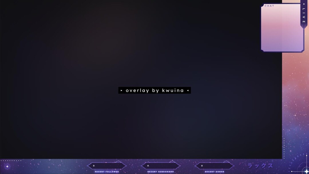 League of Legends Dark Cosmic Lux Twitch Gaming Overlay for Streamers ...