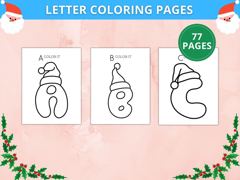 Christmas Tracing Alphabet Worksheet, Dot to Dot Christmas Alphabet ...