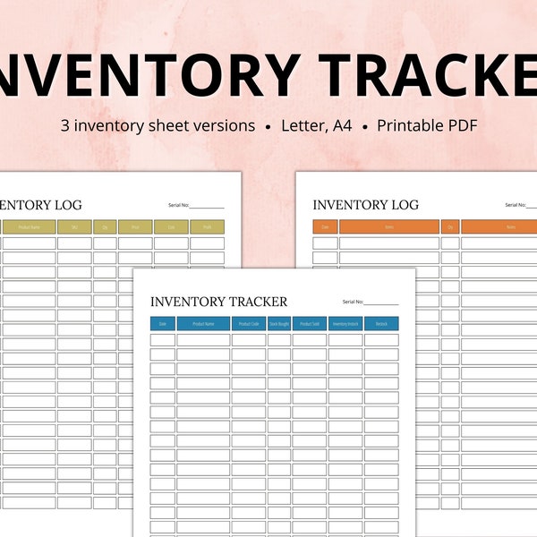 Coin Inventory Log - Etsy