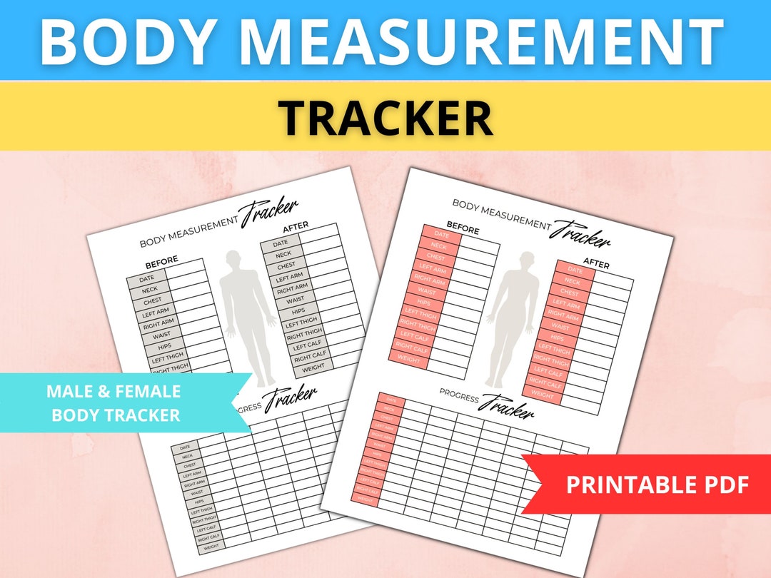 Body Measurement Tracker, Weight Loss Tracker, Workout Tracker, Weight ...